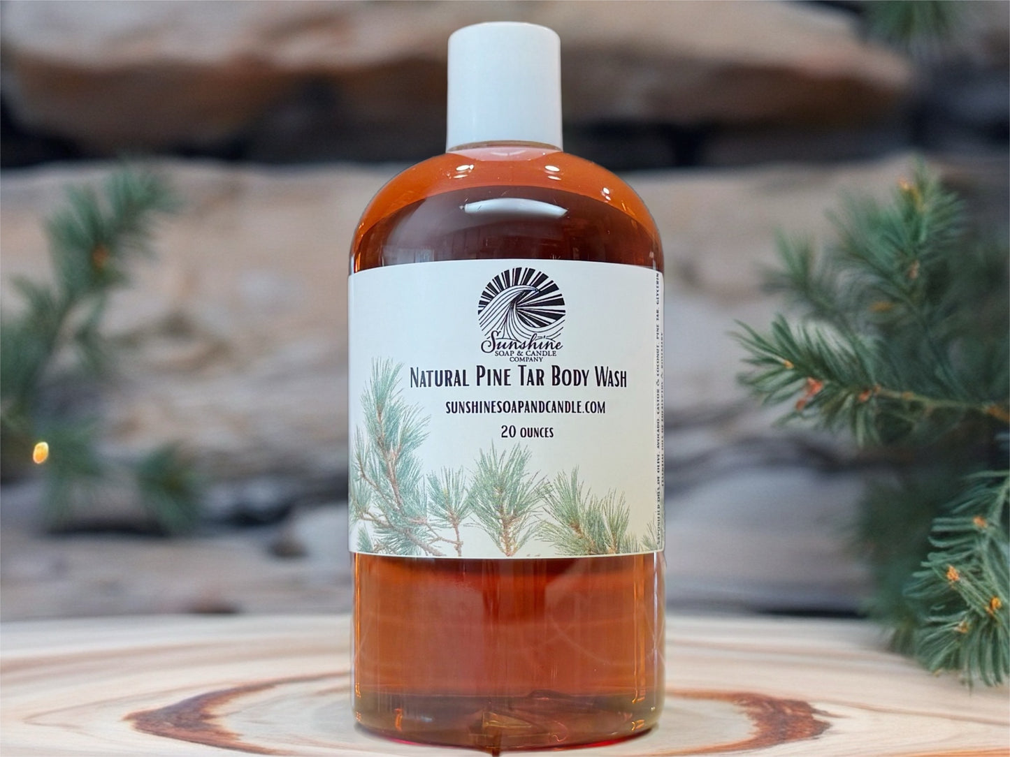 Natural Pine Tar Body Wash | Olive & Coconut Oil | Eucalyptus & Rosema ...
